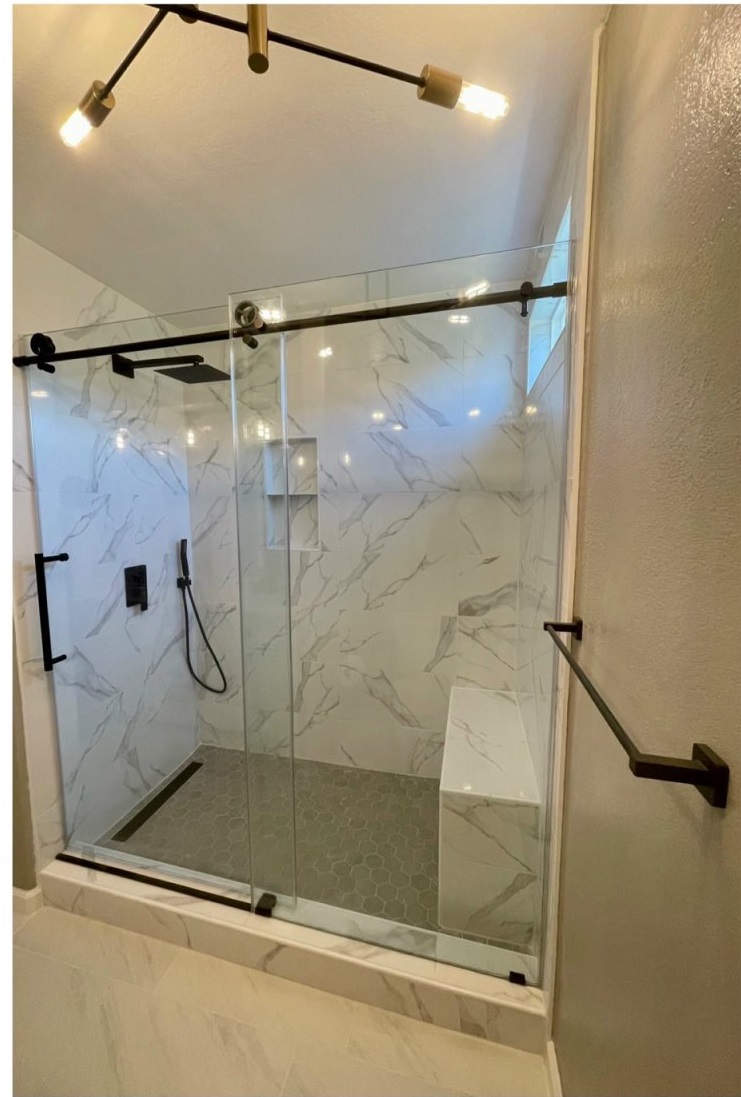 Bathroom Remodel - Pin Oak - Trist Design & Build